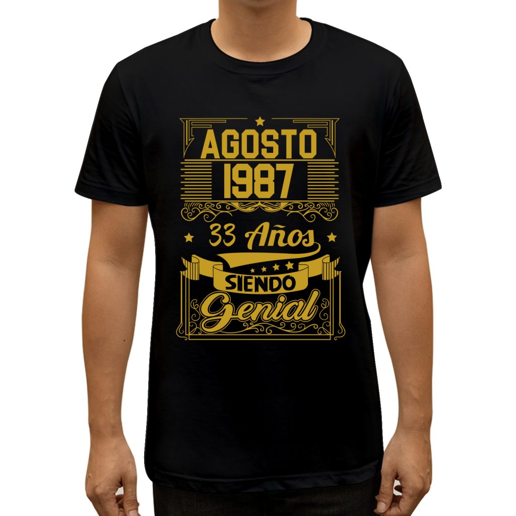 Playera para caballero Siendo Genial, personalizable. - 1WEN! Diseños ...